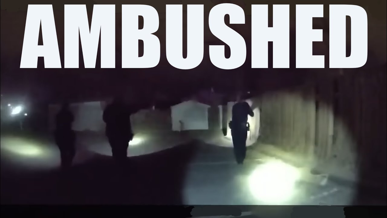 Police Officers Gets Ambushed by Suspect, Gun Battle - YouTube