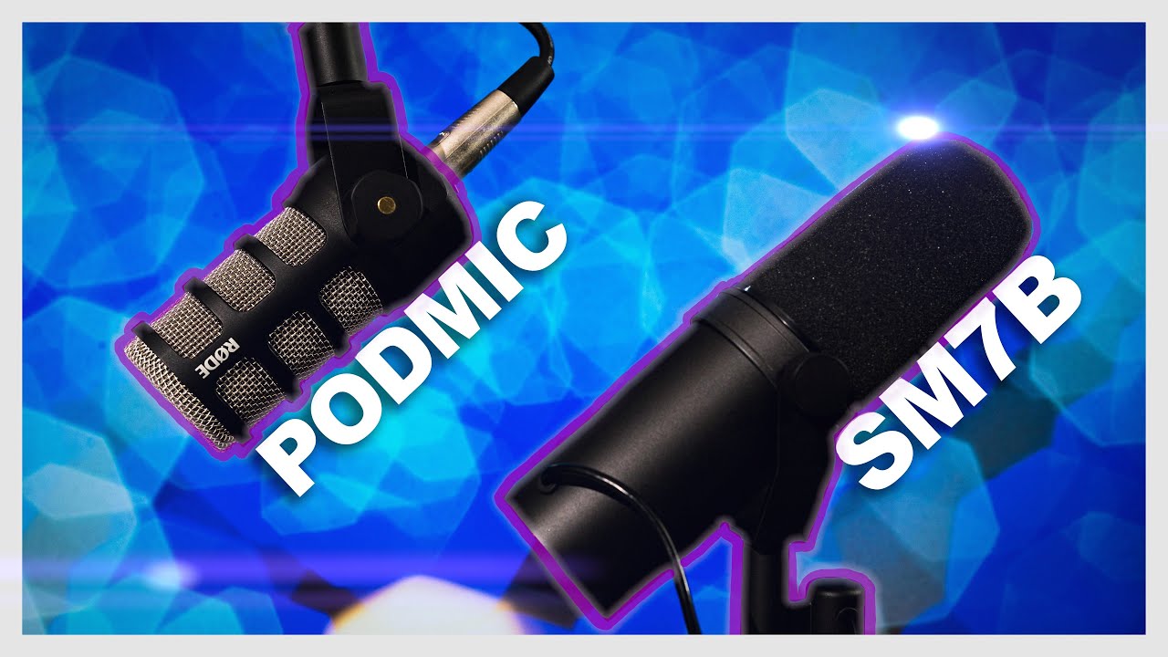 Rode Podmic vs Shure SM7b | Dynamic Broadcast Microphone Comparison ...