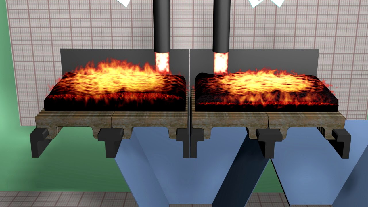 Принцип действия агломашины. Спекание агломерата/ The principle of ...