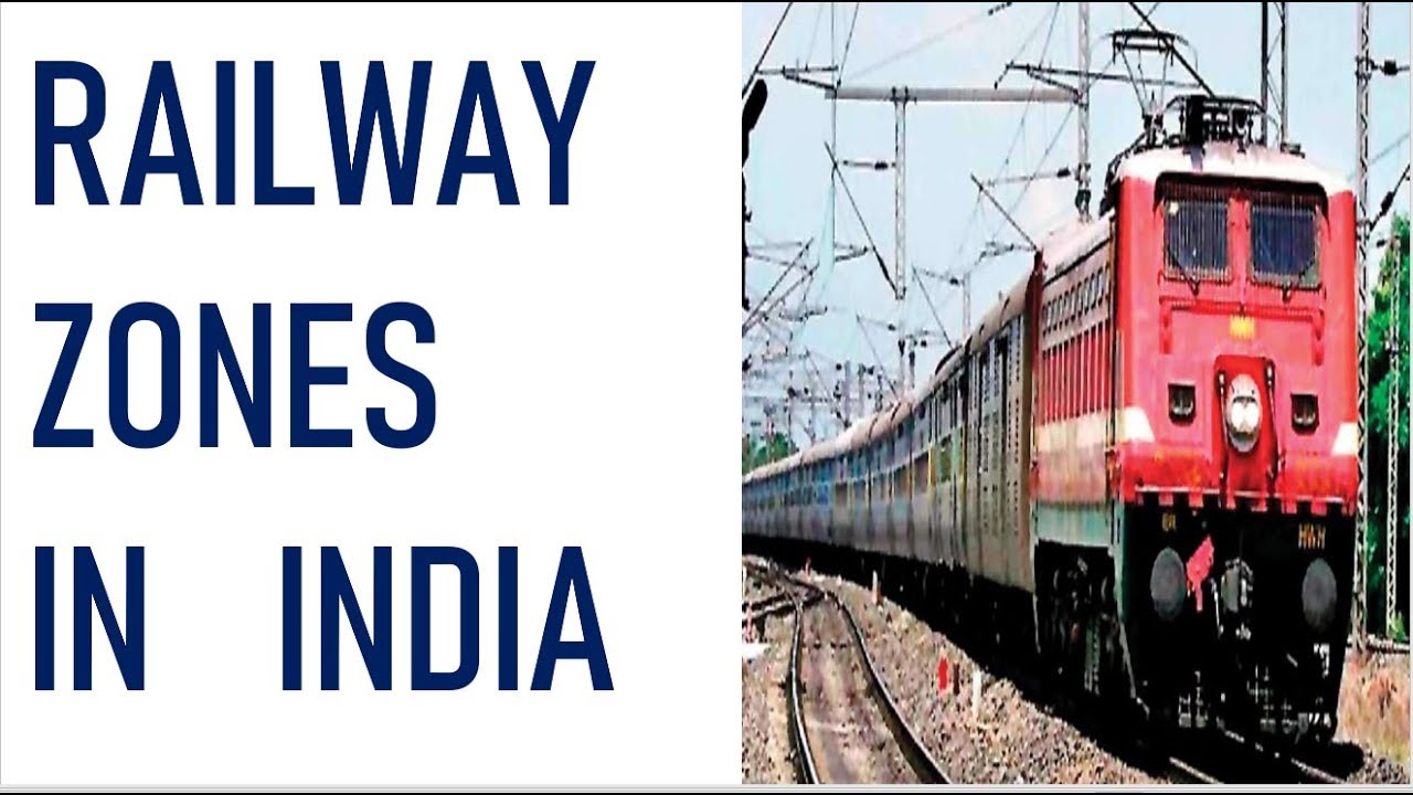 Railway Zones in India Lecture 11 static gk - YouTube