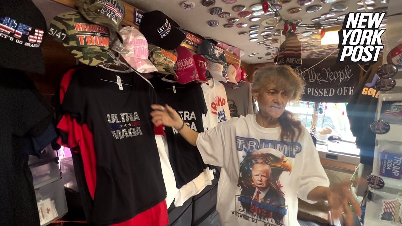 Meet the Trump fanatic who travels around in an RV to rallies to sell ...