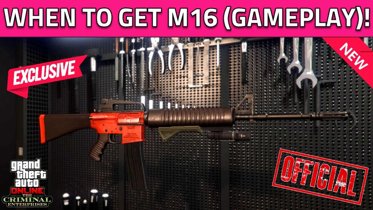 CONFIRMED: How To Get The NEW Service Carbine M16 Rifle in GTA 5 Online ...