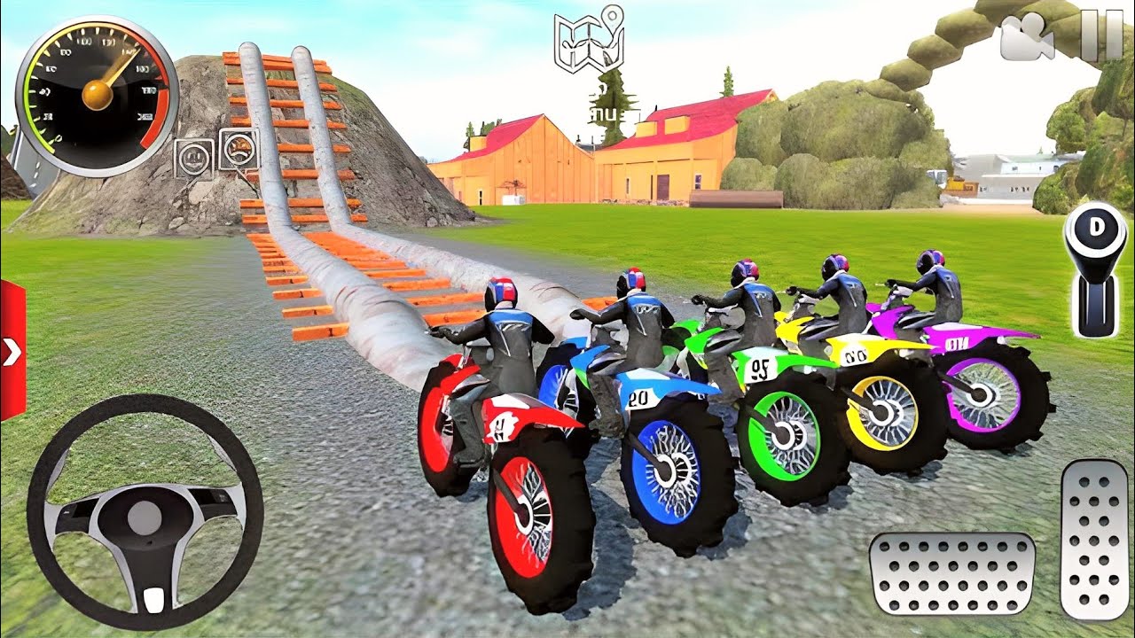 Dirt Motocross Bike Driving Simulator Gameplay - Bike Racing Video ...