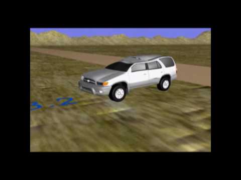 Animation of a SUV Rollover - YouTube