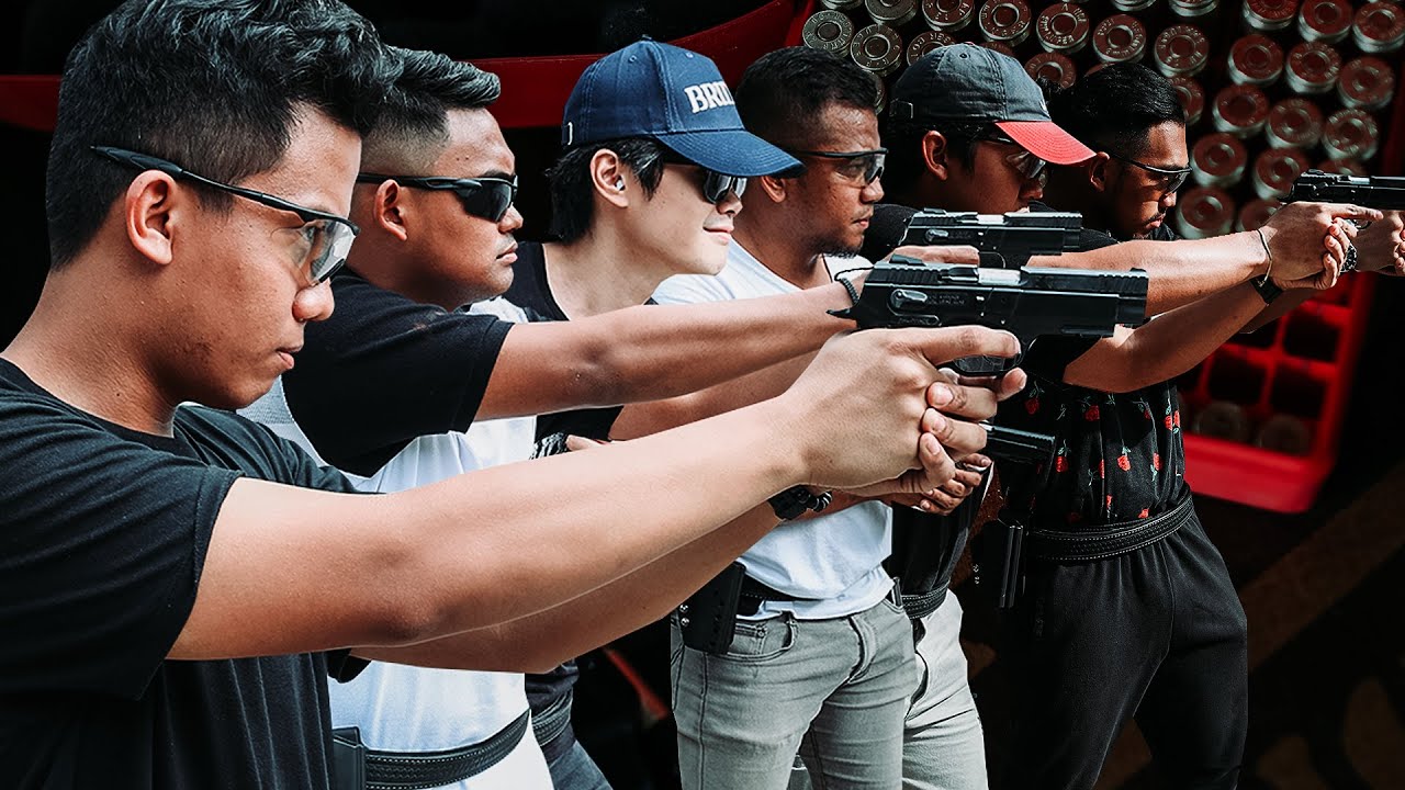 Photographers Shooting with REAL GUNS Challenge! - YouTube