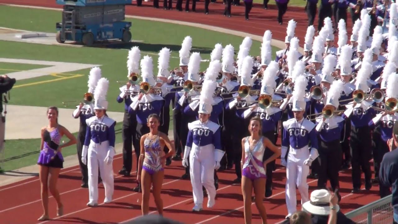 TCU Horned Frog Marching Band - 2011 Bandfest Pass & Review - YouTube