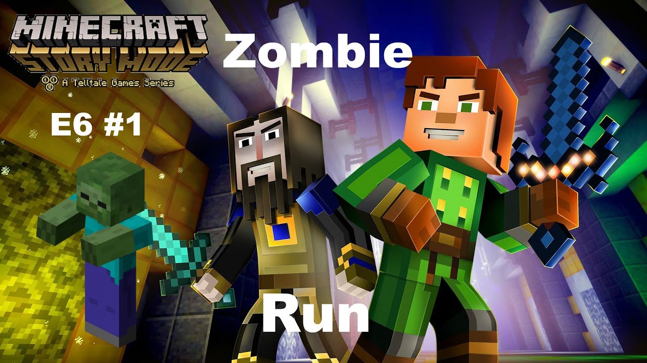 Minecraft Story Mode: Episode 6 Part 1 Zombie Graveyard - YouTube
