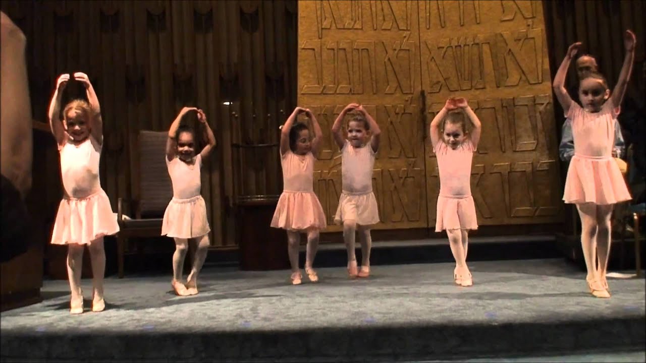 Beth Israel PreSchool Jewish Ballerinas - YouTube