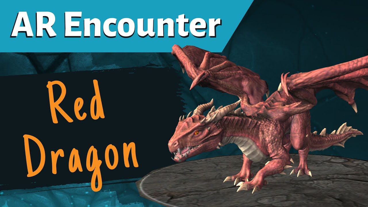 Red Dragon Augmented Reality model for Tabletop RPGs - YouTube