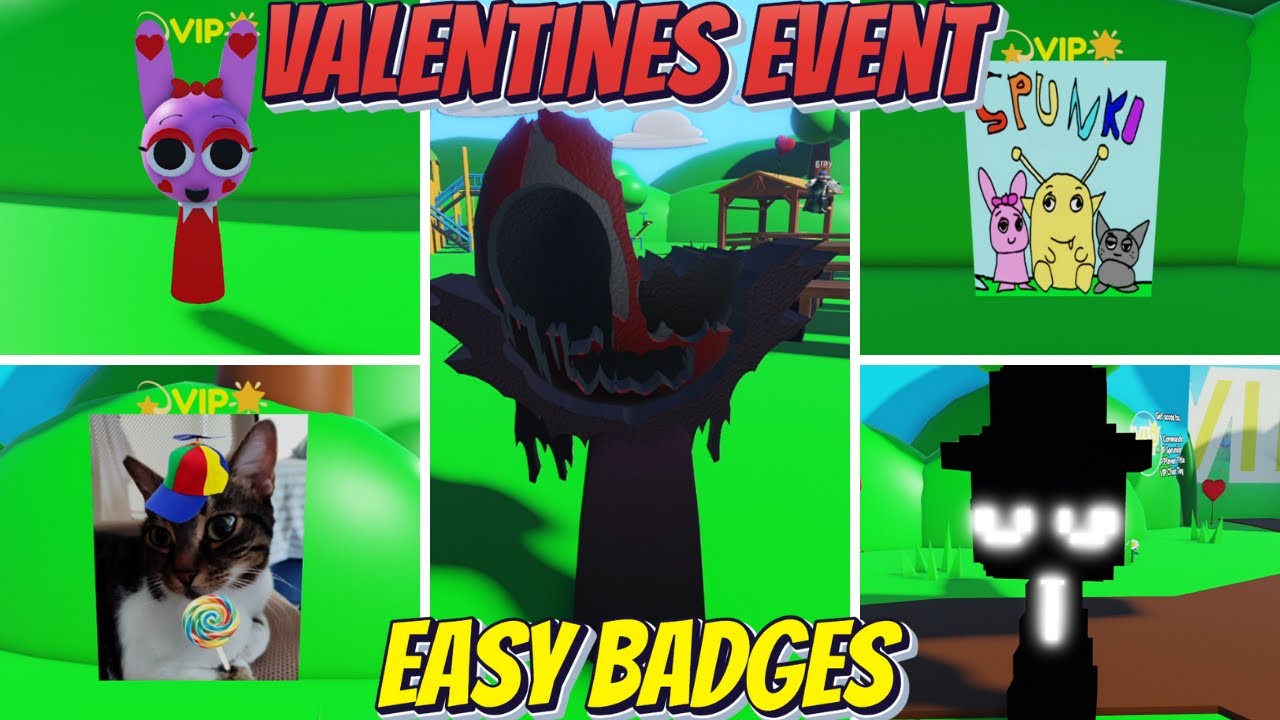 3D Sprunki RP And Animations [VALENTINES! ️] - How To Get 5 New Badges ...