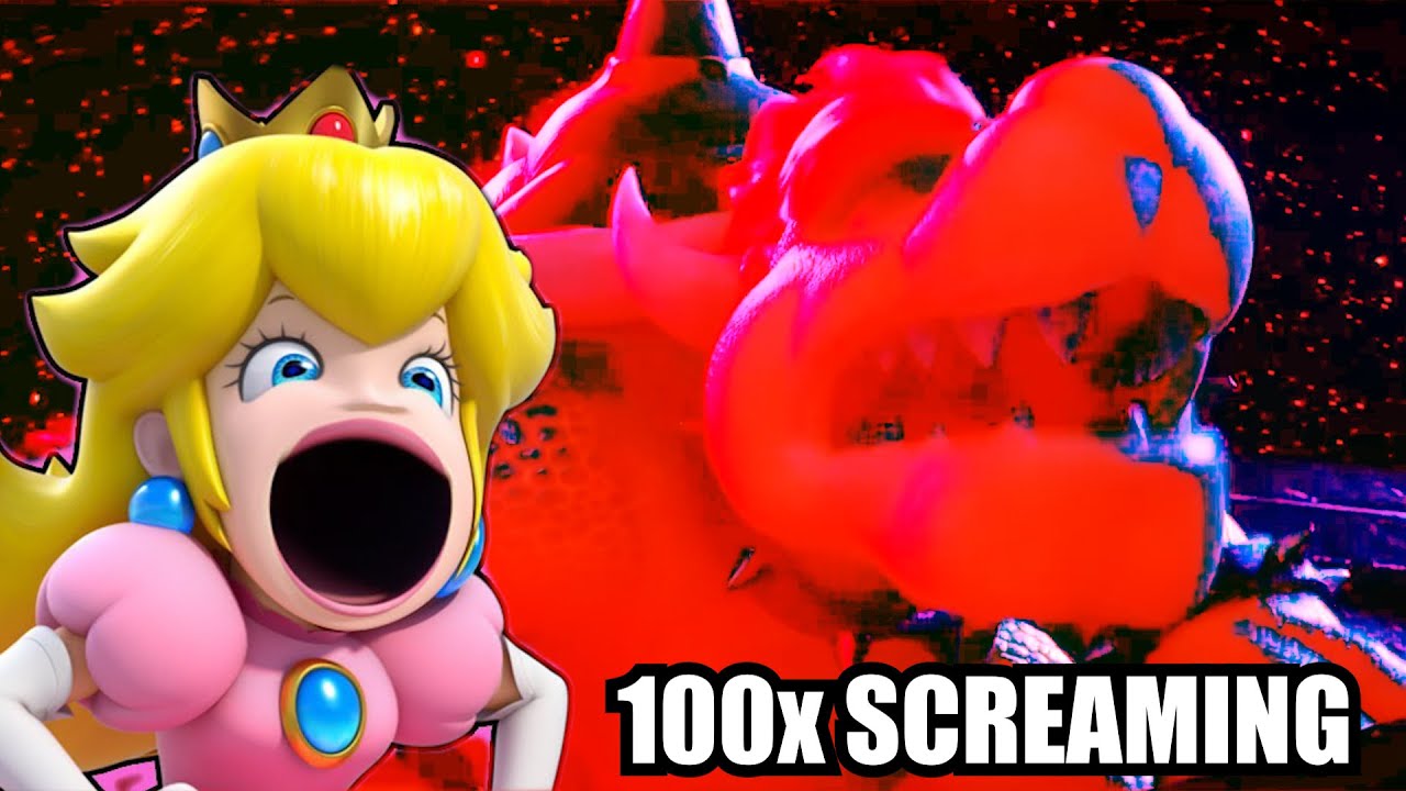 Bowser's Song but every time he says "Peaches" it the princess screams ...