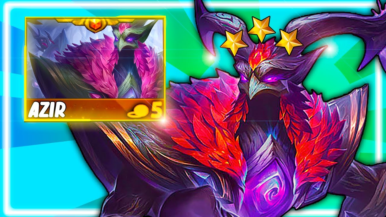 *DAÑO A TODO EL TABLERO* AZIR 3 ESTRELLAS ⭐⭐⭐|| TFT SET 11 - YouTube