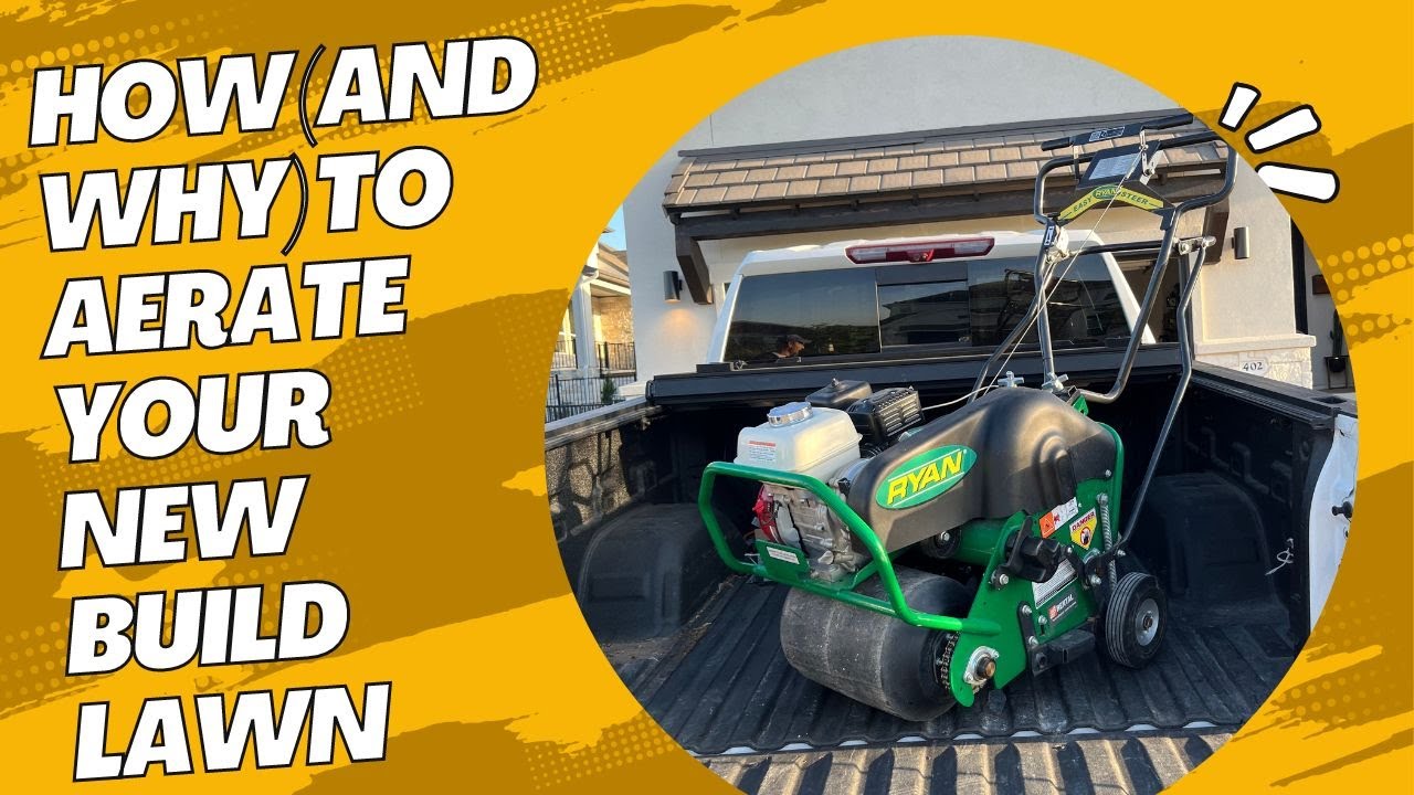 How (and why) to Aerate Your New Build Lawn! - YouTube