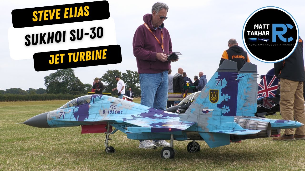 Giant RC Sukhoi Su-30 Jet in Action | Steve Elias at Southern Model ...