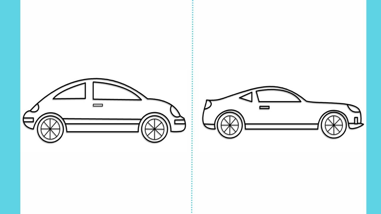 Paano Gumuhit Ng Kotse (2 Versions) | Easy Drawing Tutorial - YouTube