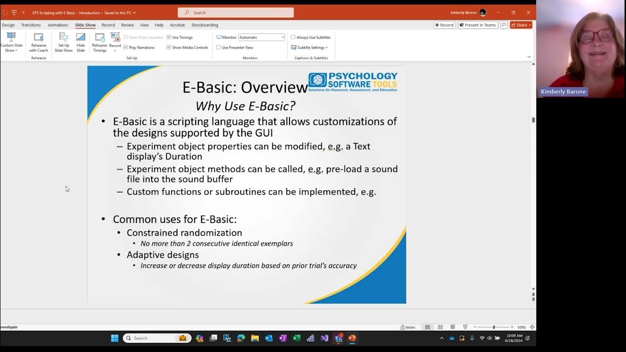 E Prime Scripting Intro - YouTube