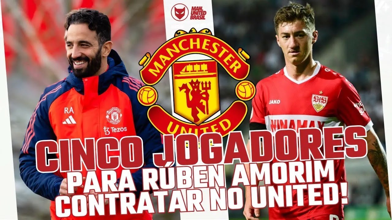 🔴💰 CINCO JOGADORES para RÚBEN AMORIM contratar no MANCHESTER UNITED ...