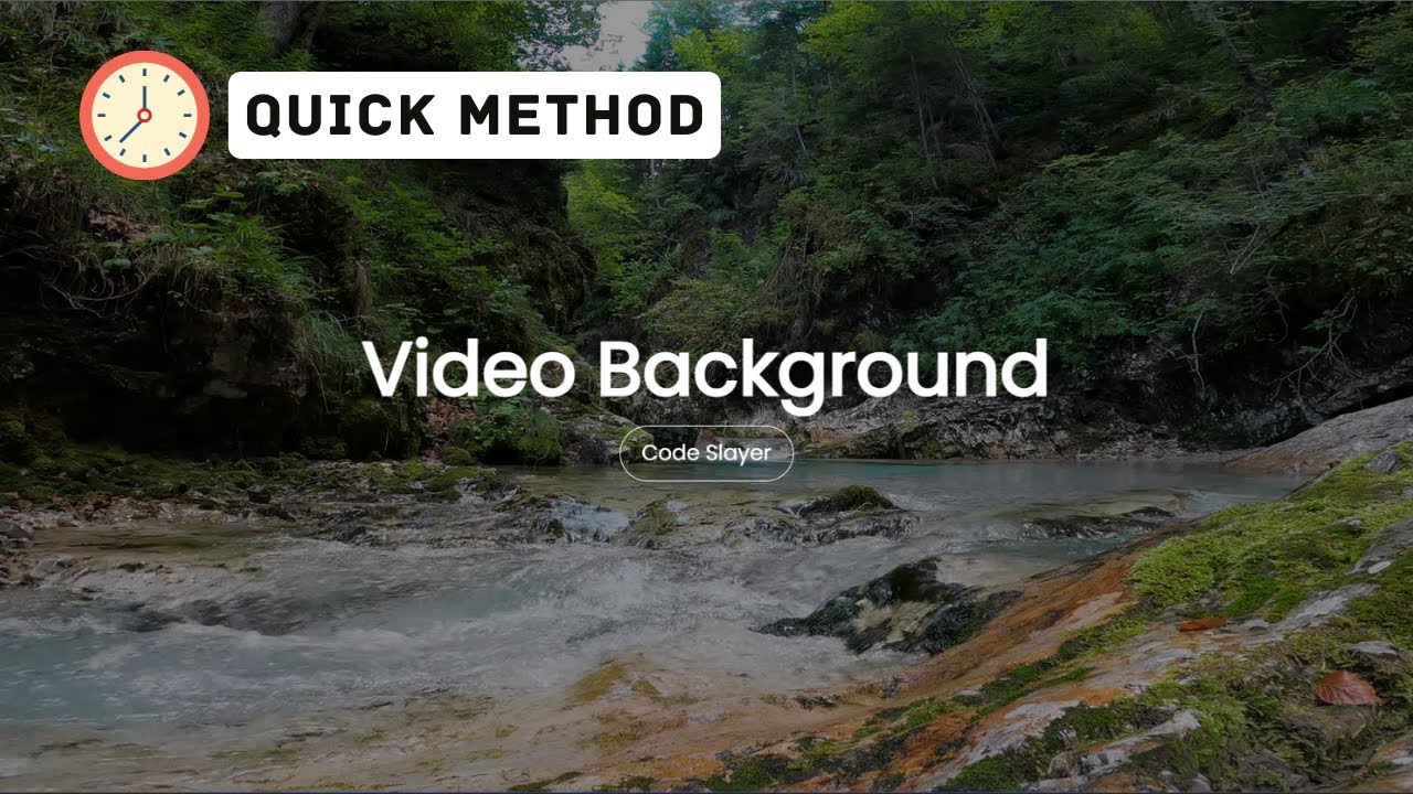 How To Add Video Background In Website Using HTML And CSS Step By Step ...