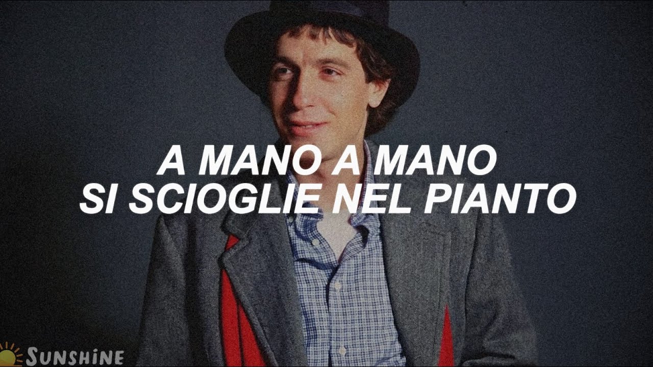 Rino Gaetano - A mano a mano (Lyrics) - YouTube