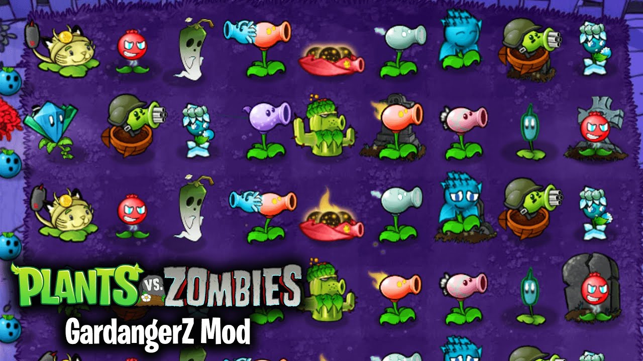 PvZ GardangerZ Mod (Part 5) | Meowthail, Air Raid Pea, Arctic-Sea ...