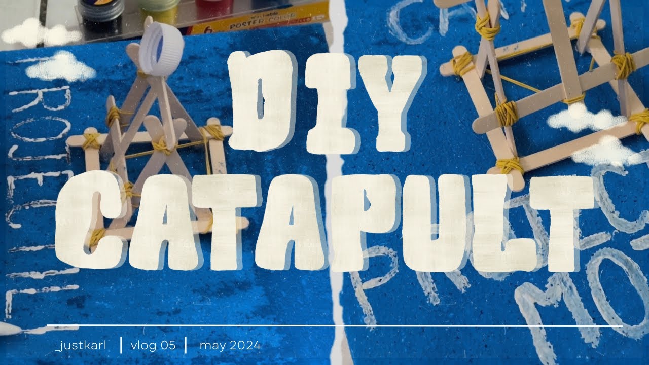 05 DIY Catapult & Projectile Motion Experiment - YouTube