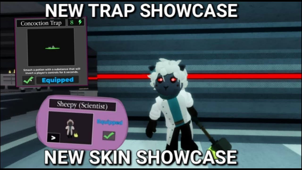 ROBLOX Piggy: Sheepy (Scientist) Skin Showcase - YouTube