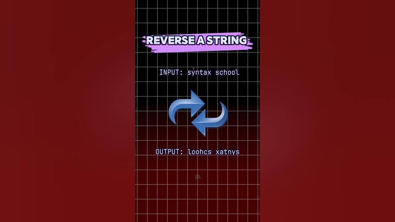 How to find Reverse a string in Python? | interview question | one line ...