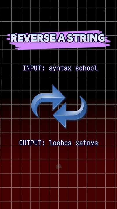 How to find Reverse a string in Python? | interview question | one line code #shorts - YouTube