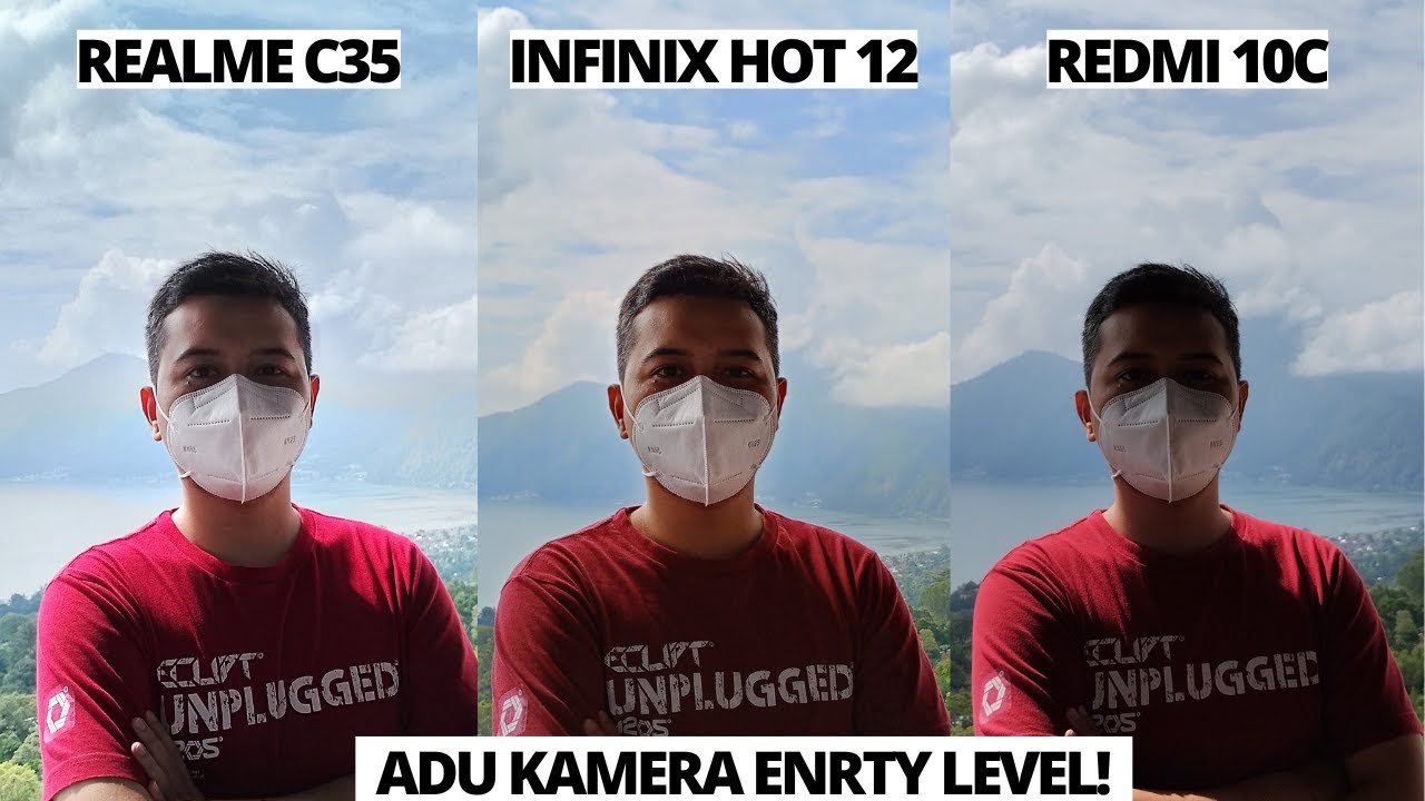 VERSUS KAMERA Realme C35 vs Infinix Hot 12 vs Redmi 10C, Mana Hasil ...
