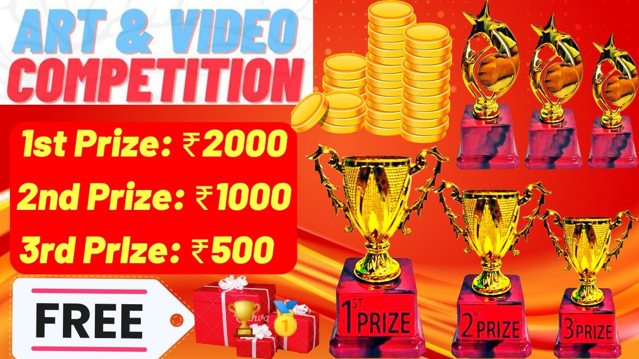 Free Online Art Competition 2023🤩Win Exciting Prizes🏆🥇Online Drawing ...