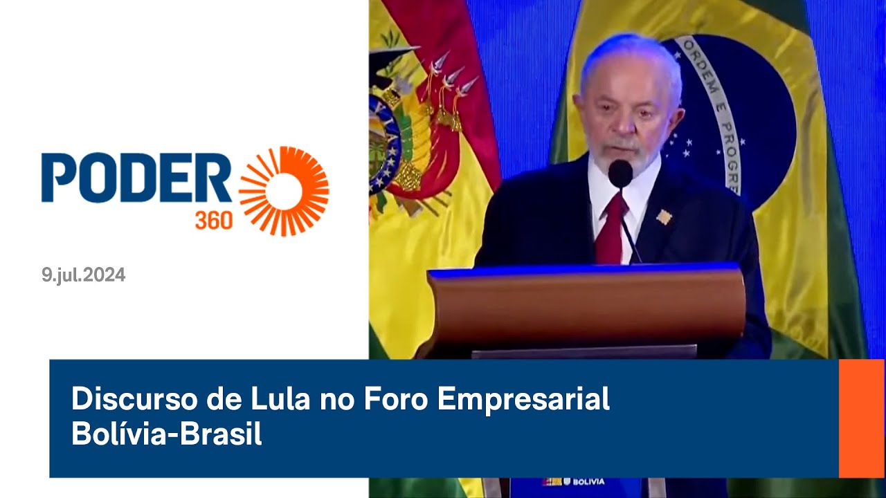 Discurso de Lula no Foro Empresarial Bolívia-Brasil - YouTube
