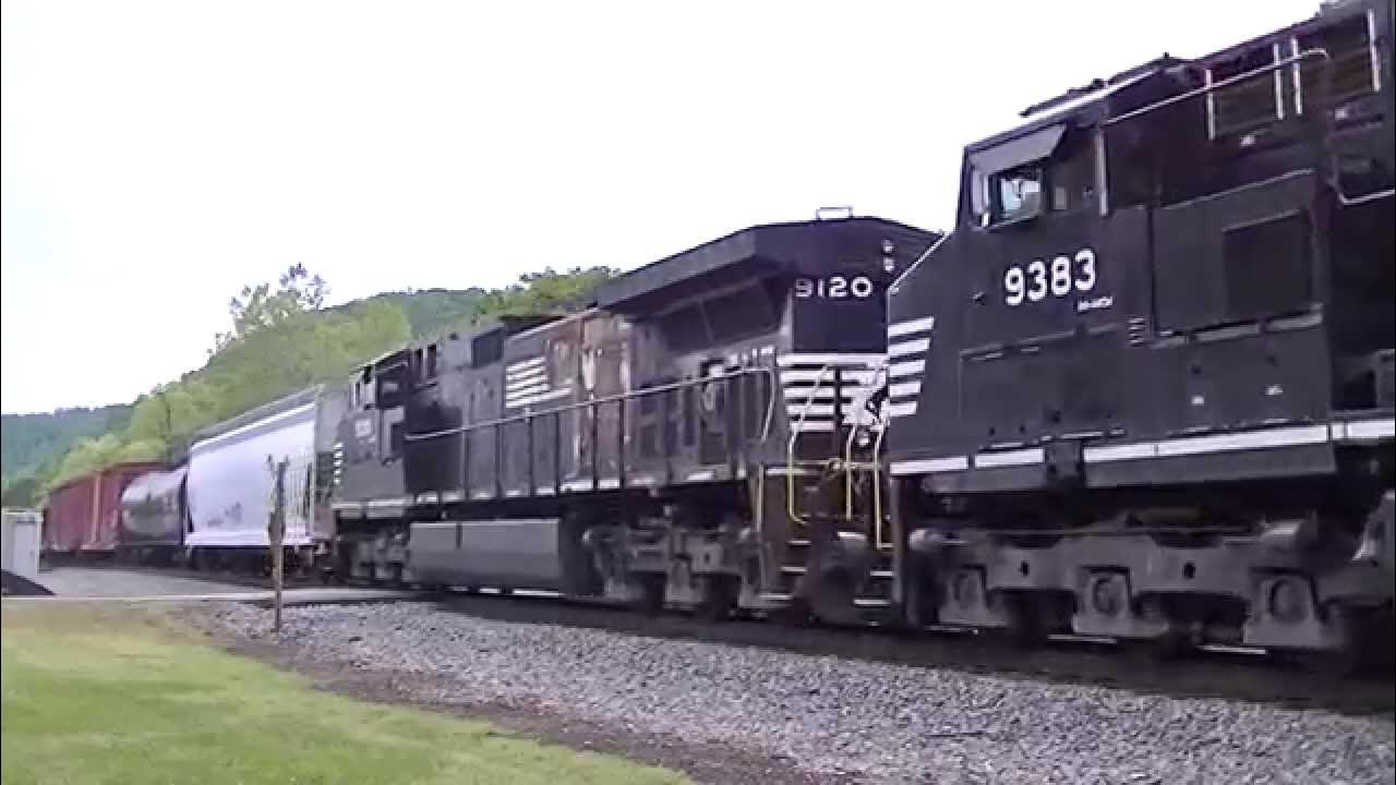 6 Unit Lashup on NS 38Q EB at Elliston, VA - YouTube