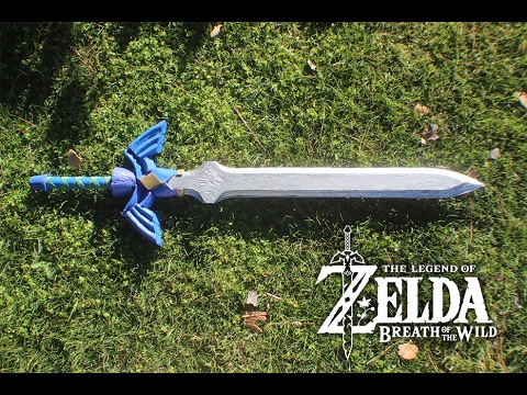 the legend of zelda breath of the wild master sword diy - YouTube