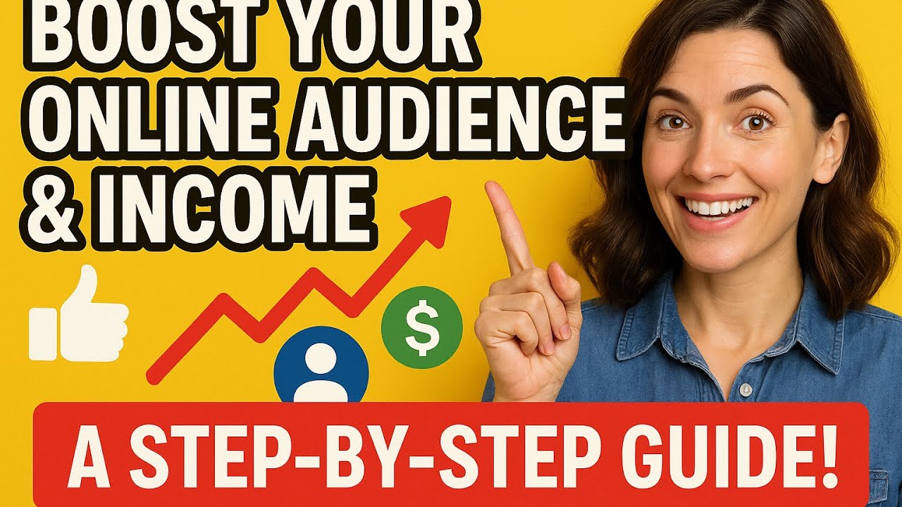 Boost Your Online Audience & Income: A Step-by-Step Guide! - YouTube