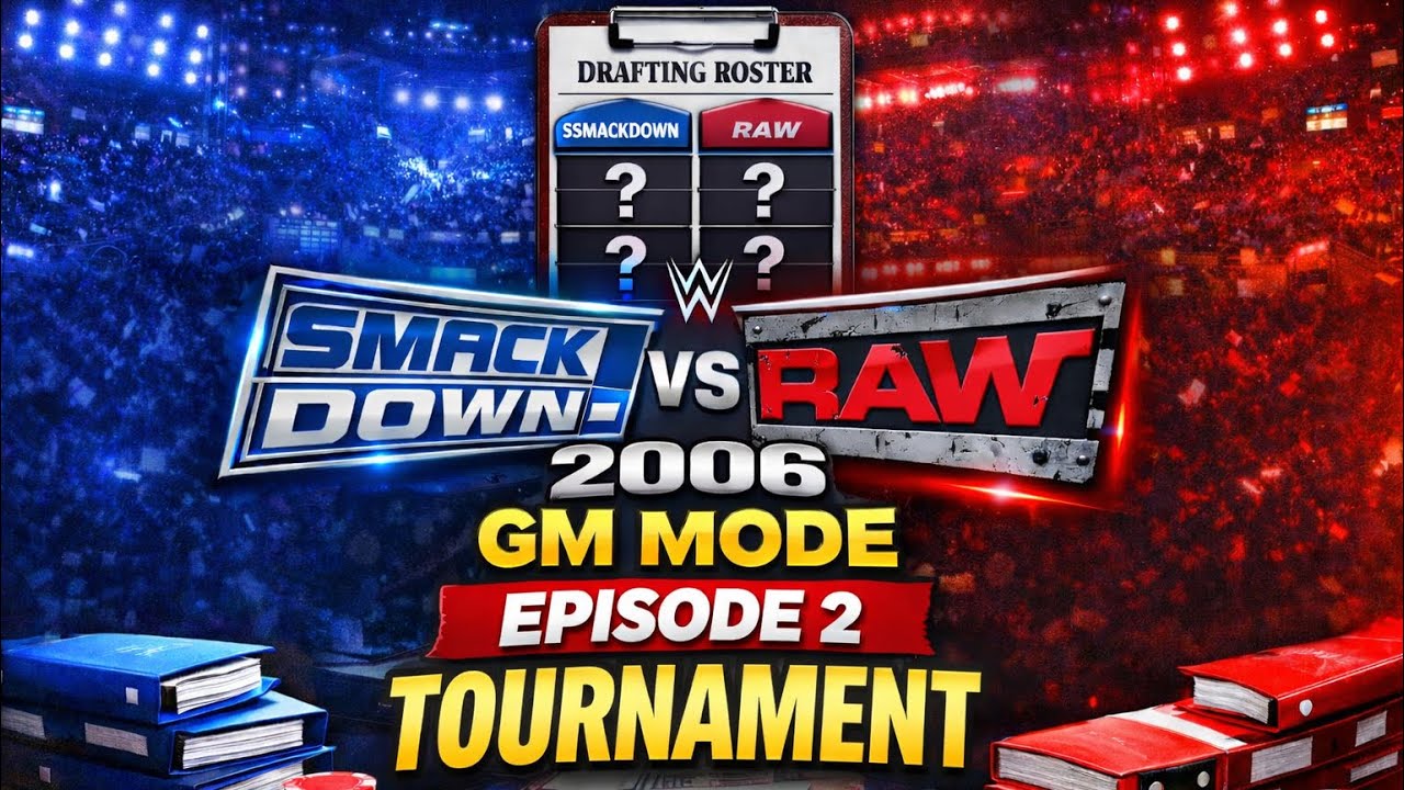 SmackDown Vs Raw 2006 Gm Mode Episode 2 Tournament - YouTube