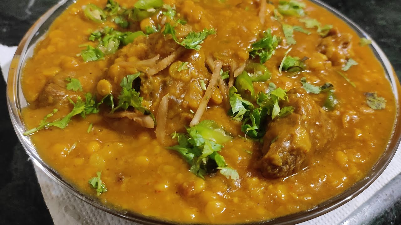 daal gosht recipe || Chana daal gosht recipe || easy and tasty 👌 ...