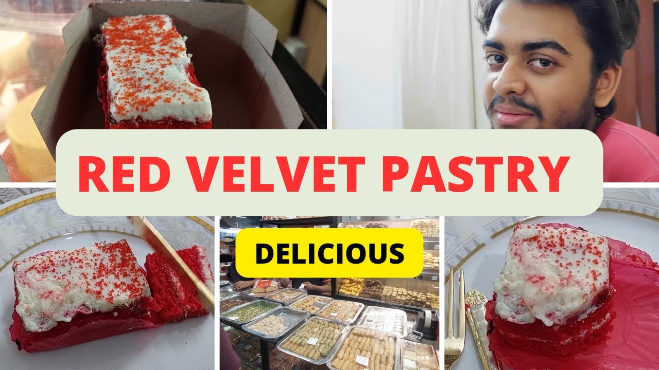 Red velvet pastry | bakery items - YouTube