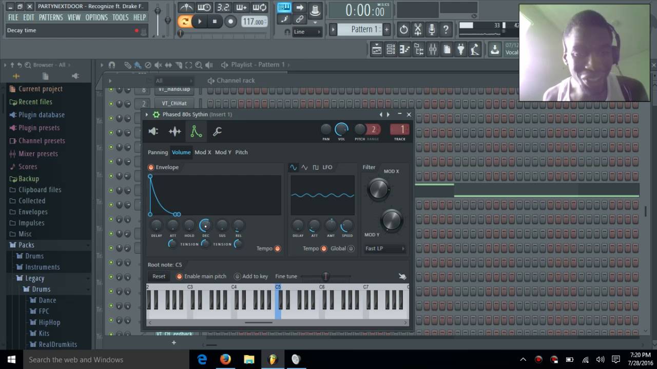 PARTYNEXTDOOR - Recognize ft. Drake FL Studio FLP Part 1 - YouTube