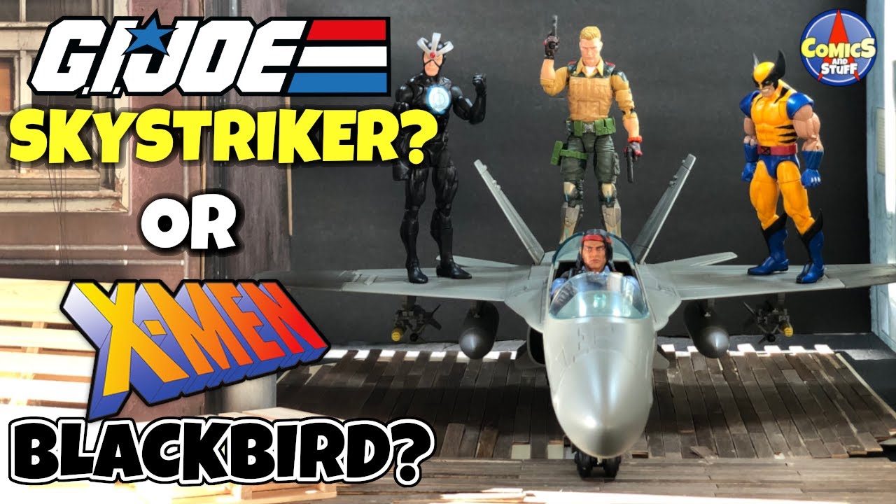G.I. Joe Skystriker or X-men Blackbird? Click N' Play F/A-18 Super ...