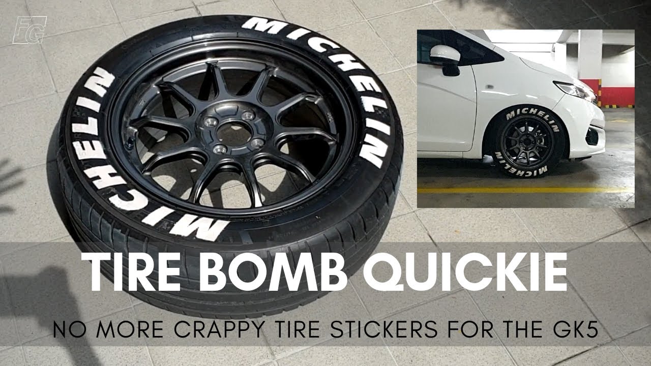 TIRE BOMBING MY TIRES - Quick DIY Tutorial (VLOG6) - YouTube