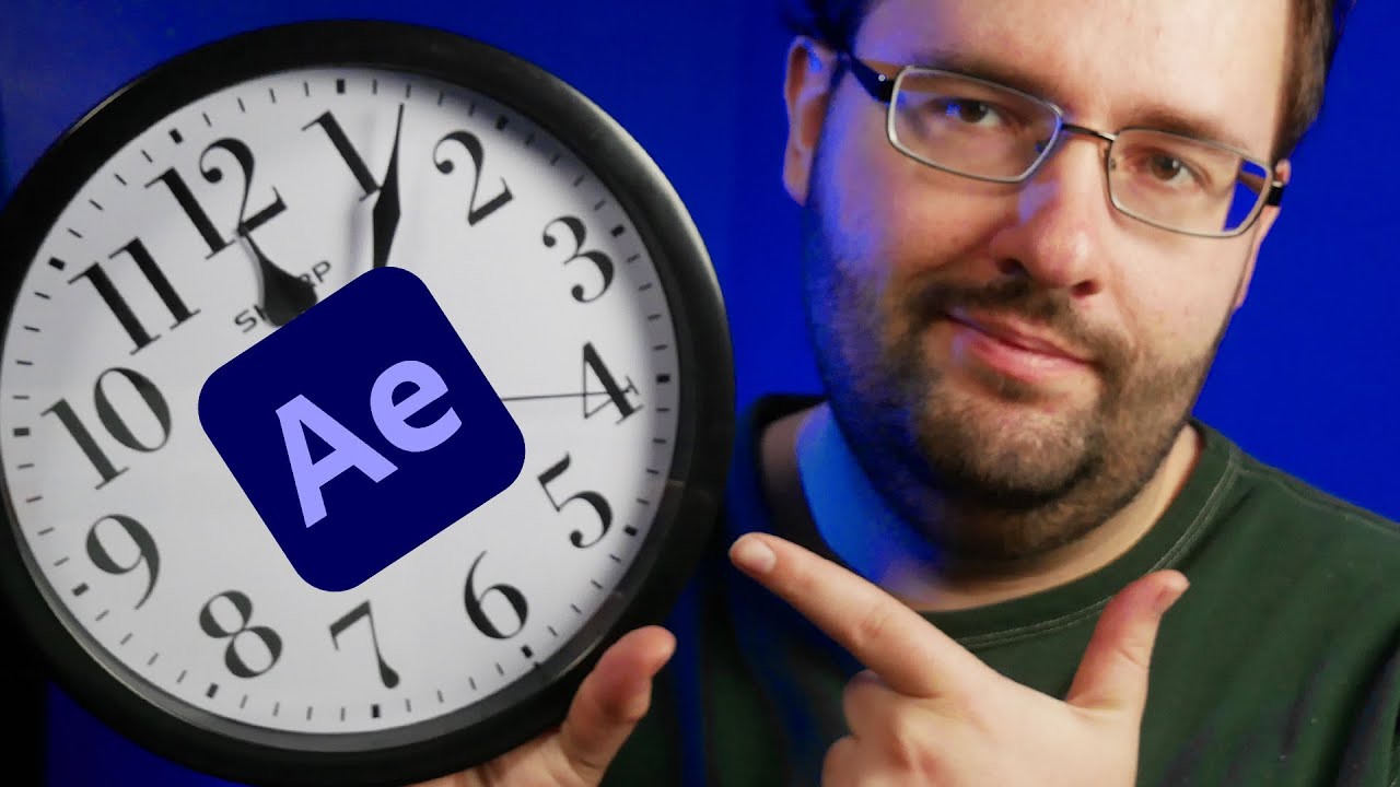 Animate A Clock Inside After Effects EASY Tutorial - YouTube