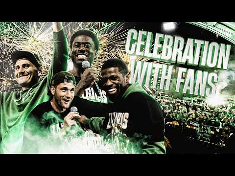 ŽALGIRIS CELEBRATES THE TITLE WITH THOUSANDS OF FANS