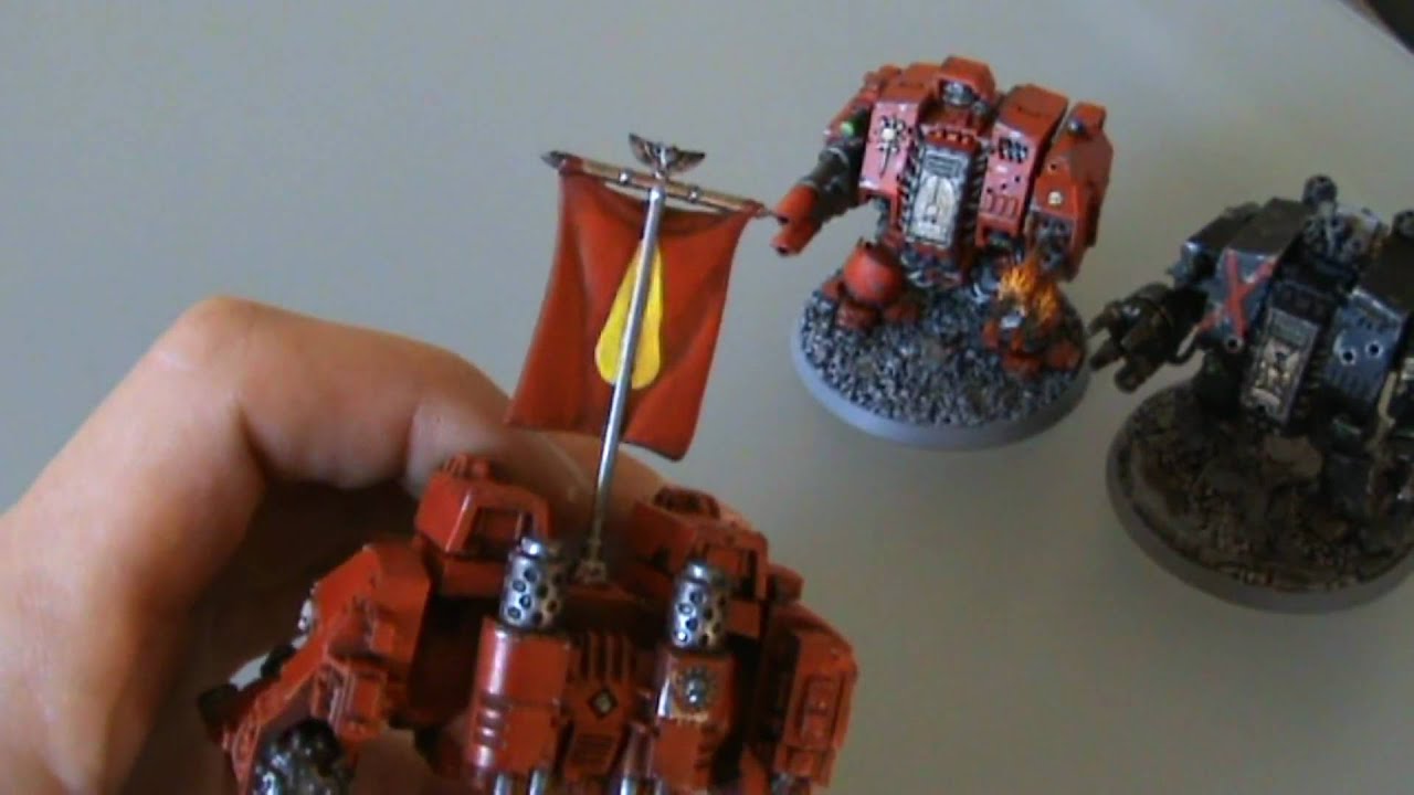 Warhammer 40K Black Rage # 1 Blood Angels - Dreadnoughts - YouTube