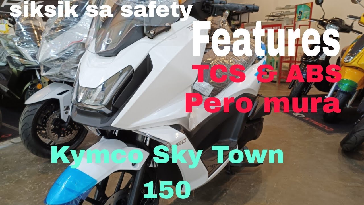 TCS plus Dual ABS equip all new Kymco Sky Town 150 review ...