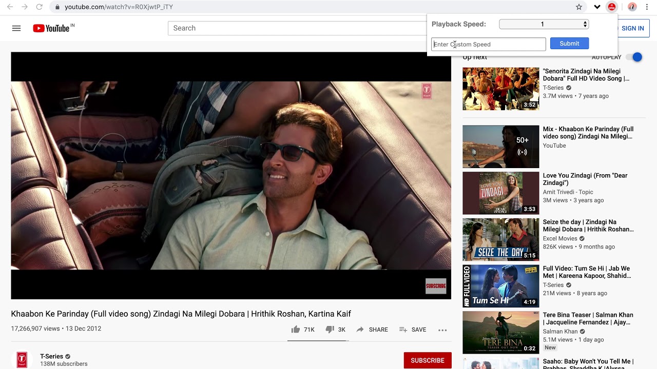 How to use Youtube Speed Controller - YouTube