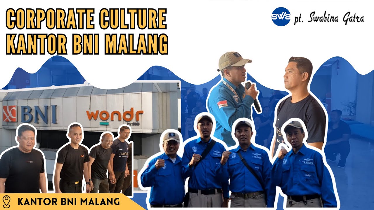 CORPORATE CULTURE KANTOR BNI MALANG - YouTube