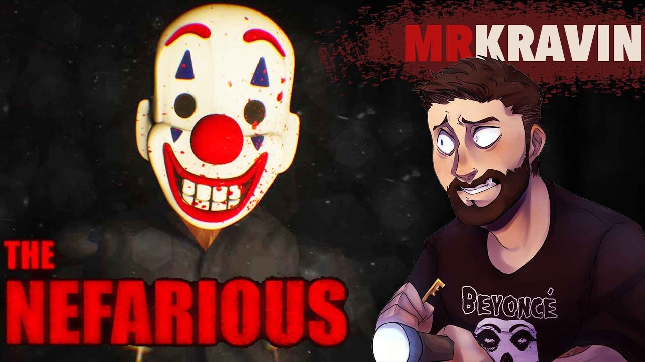 THE NEFARIOUS - KILLER CLOWN HORROR GAME, FULL PLAYTHROUGH - YouTube