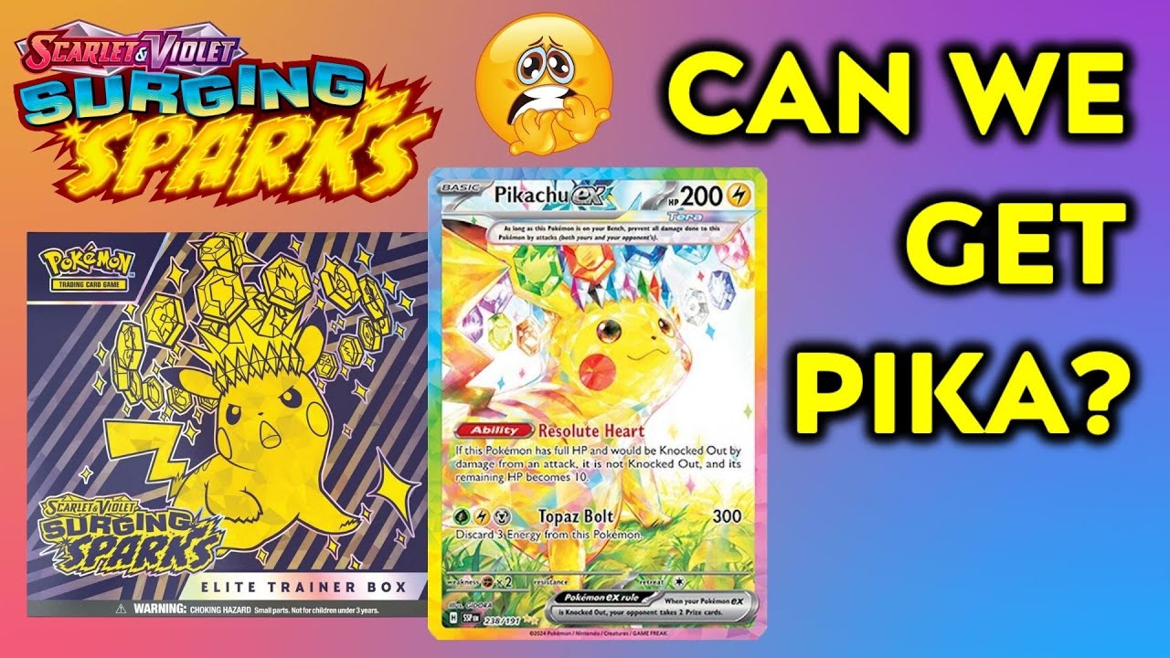 Pikachu Chase - Opening A Surging Sparks ETB - YouTube