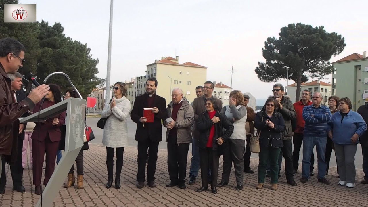Benção do Presépio na Quinta do Conde - Escultura de Hugo Maciel - YouTube