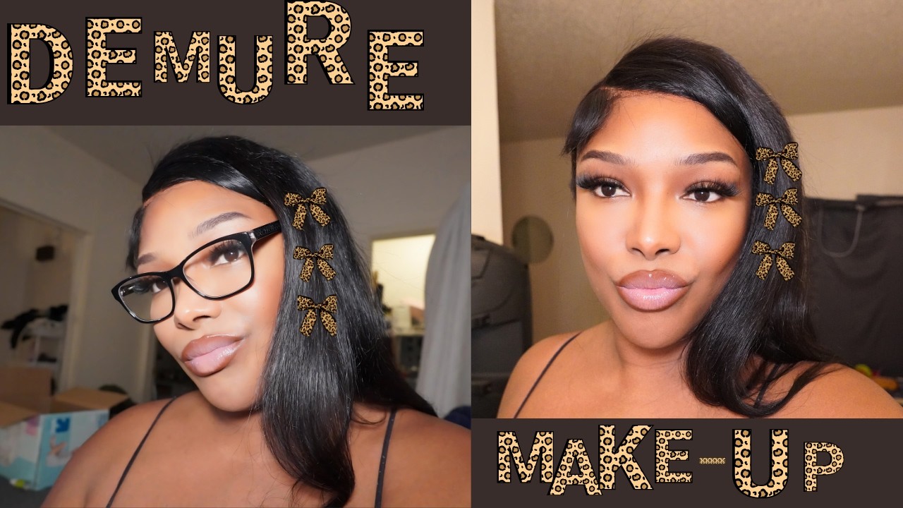 Very DEMURE 🖤 Baddie Soft Glam Make-up Look 🔥🔥🔥 IYKYK...*Very Beginner ...